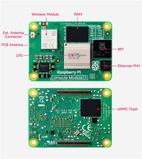 Onpad Ru Вычислительный модуль Raspberry Pi Compute Module 5 16gb Ram 64gb Emmc Цена 22 990