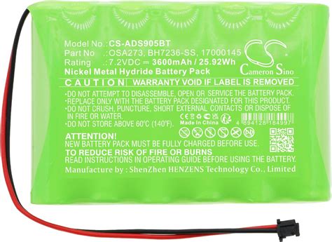Replacement Battery For Adt Scw9057g 433 Adt Impassa Wireless Alarm Systems Dsc