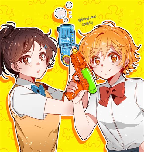 Miura Haru And Sasagawa Kyouko Katekyo Hitman Reborn Drawn By Tianel