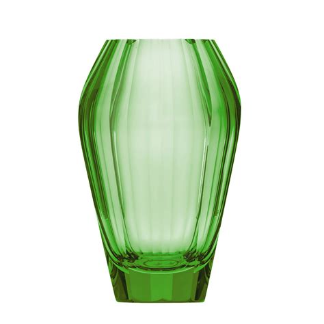 Hand Cut Bohemian Crystal Vase Diva By Moser