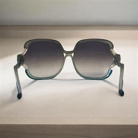 Brigitte Bardot Blue Vintage Oversized Sunglasses Original Made In