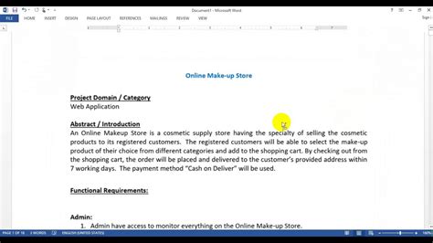 FYP PROJECT CS619 SELECTION EASY TOPICS YouTube