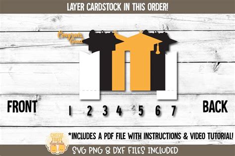 Graduation Money Cake SVG Bundle Cardstock Money Cakes Money Etsy