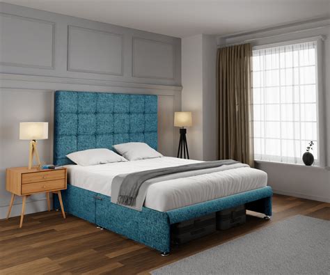 Amber Open Storage Divan Bed Set Sleep Village Uk