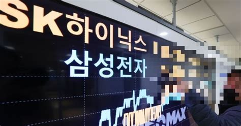 삼성전자·sk하이닉스 美반도체지수 훈풍에 강세