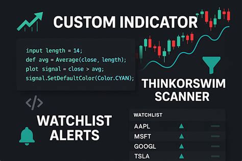 Build A Custom Indicator Scanner Or Watchlist For Thinkorswim By