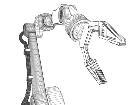 Robotic Mechanical Arm D Model CGTrader