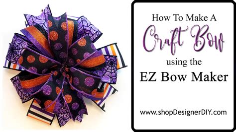 How To Make A Craft Bow Tutorial Easy Craft Bow Tutorial Etsy