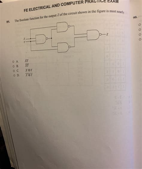 Solved The Boolean Function For The Output Z Of The Circuit