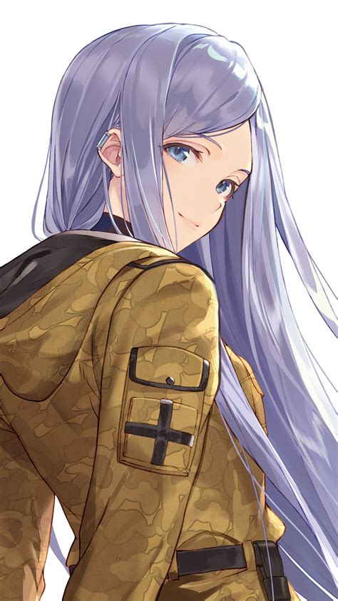 Anime Eighty Six Anju Emma 1440x2560 Phone Hd Wallpaper