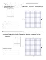 Graphing Project 3 Module 4 Summer 2017 Docx College Algebra MAC