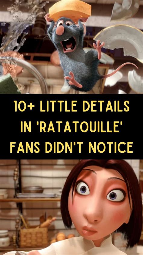 10 Little Details In Ratatouille Fans Didn T Notice Artofit