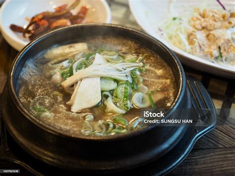 한국 전통 음식 쇠고기 갈비탕 쇠고기 짧은 갈비 수프 갈비 소고기에 대한 스톡 사진 및 기타 이미지 갈비 소고기 갈비 음식