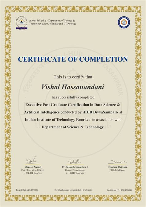 Datascience Machinelearning Iitroorkee Intellipaat