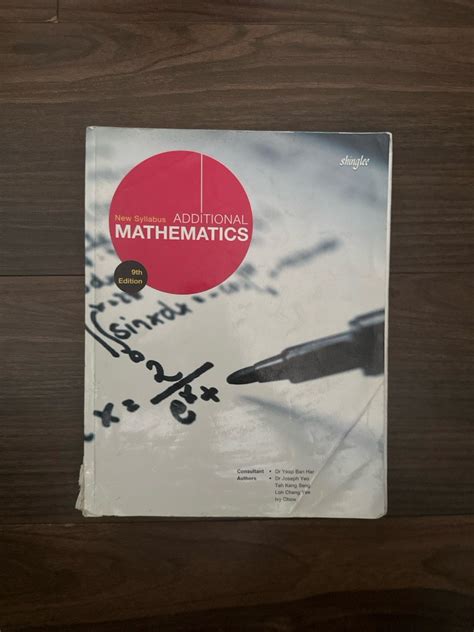 Additional Mathematics Textbook Hobbies And Toys Books And Magazines
