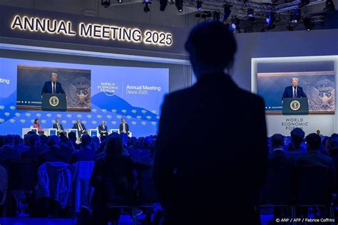 Winsten Op Wall Street Na Davos Speech Trump