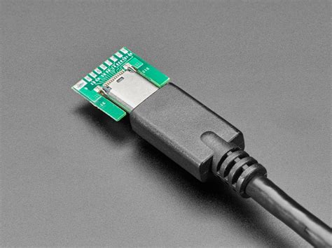 Usb Type C Socket Smt Inline Breakout Board