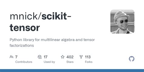 GitHub Mnick Scikit Tensor Python Library For Multilinear Algebra