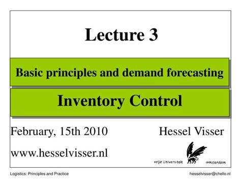 PPT Basic Principles And Demand Forecasting PowerPoint Presentation