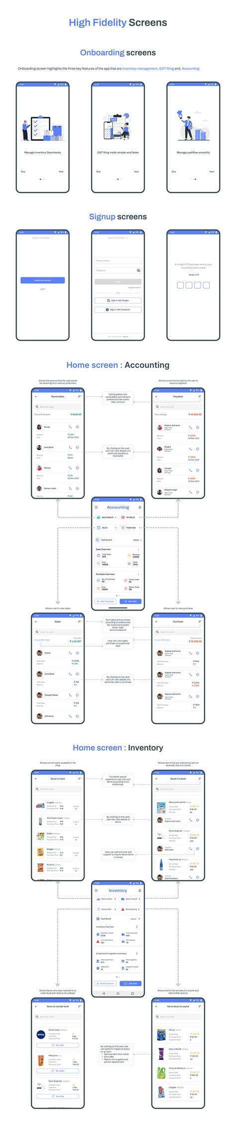 Inventory Management And Accounting App I Ui Behance