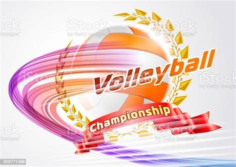 배구공 Championship에 대한 스톡 벡터 아트 및 기타 이미지 Championship 경쟁자 공 스포츠 장비 Istock