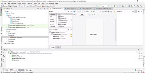 Arduino Bluetooth Controlling Application Development Using Android Studio
