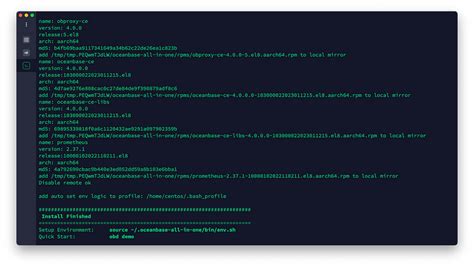 how to install oceanbase on an aws ec2 instance [step by step guide