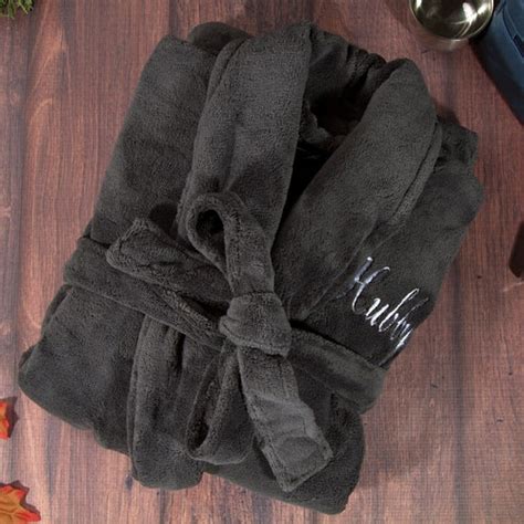 Monogrammed Plush Robe Etsy