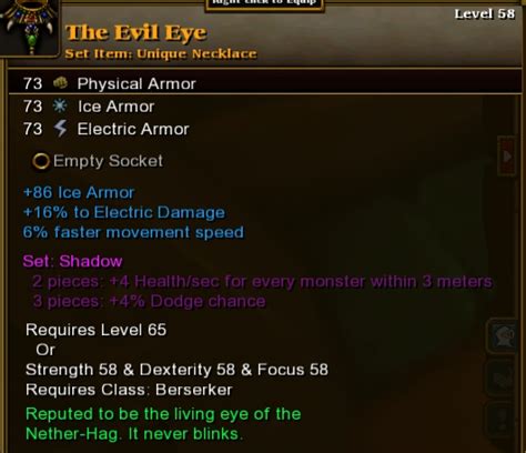 The Evil Eye Amulet Torchlight Wiki Fandom