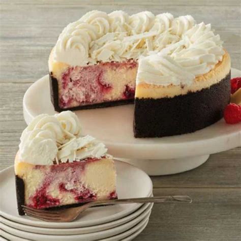 The Cheesecake Factory White Chocolate Raspberry Truffle Cheesecake