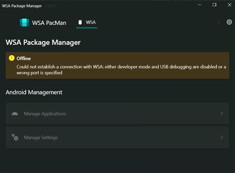 Unable To Connect To Wsa Issue Alesimula Wsa Pacman Github