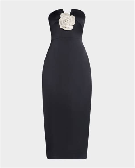 Likely Liza Sleeveless Cutout Midi Slit Dress Neiman Marcus