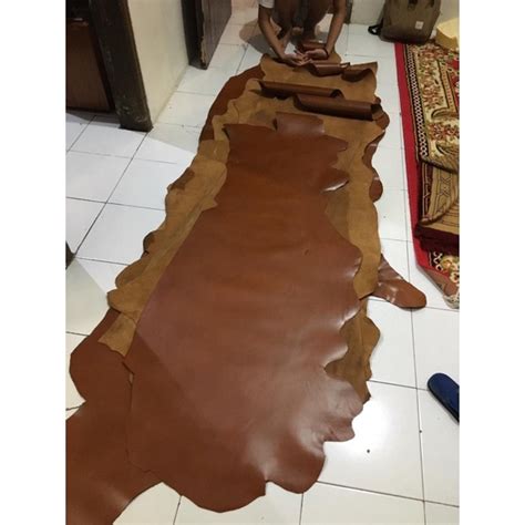 Jual Kulit Sapi Asli Lembaran Jenis Pull Up Ukuran Feet Leather Sheet Shopee Indonesia