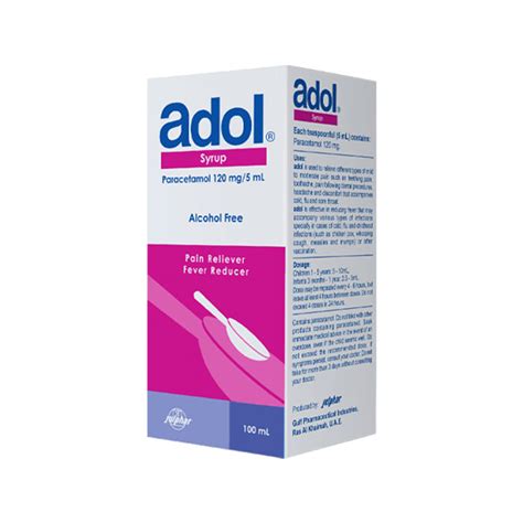 Adol 120 Mg5ml Syrup 100 Ml Bottle