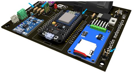 arduino esp12 e estación meteorológica wifi solar thingspeak sd