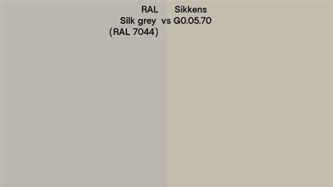 Ral Silk Grey Ral 7044 Vs Sikkens G00570 Side By Side Comparison