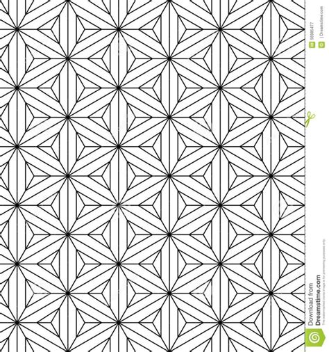 Sacred Geometry Pattern Seamless Stock Vector