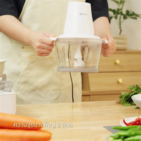 Simplus Food Processors เครื่องปั่นพริก เครื่องบด Meat ทรงพลัง ใช้ใน