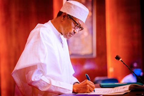 President Buhari Signs Executive Order 11 Full Text And Photos