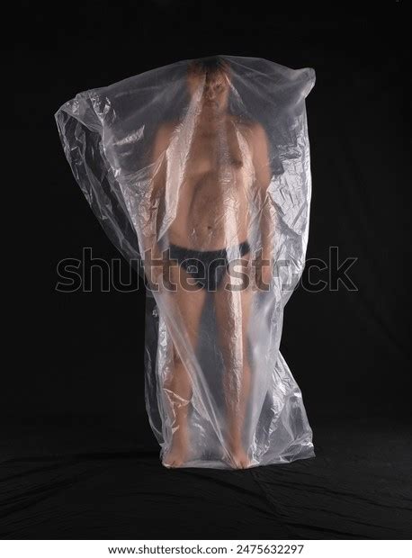 Naked Man Suffocating Plastic Bag On Stock Photo Shutterstock