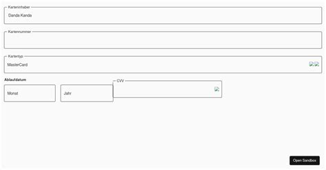 Payment Iframe Styles Codesandbox