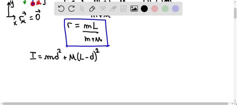 SOLVED Two Balls With Masses M And M Are Connected By A Rigid Rod Of