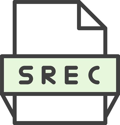 srec file format icon 15692308 vector art at vecteezy