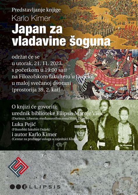 Najava Promocije Knjige Karla Kimera Japan Za Vladavine šoguna Maroje