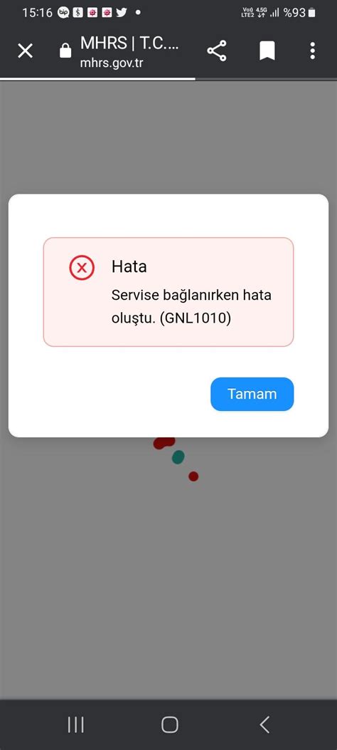 MHRS MHRS Merkezi Hekim Randevu Sistemi Giriş Sorunu Şikayetvar