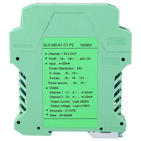 YWBL WH DC V Current Isolator Transmitter MA PLC Detect Conditioner One In And Two Out
