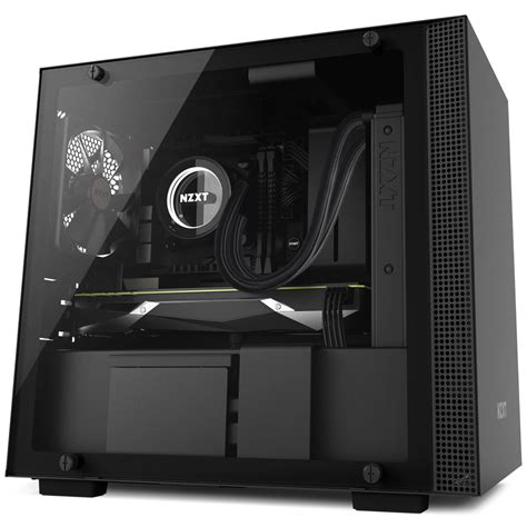 Nzxt H200 Matte Black Mini Itx Quadra Computer
