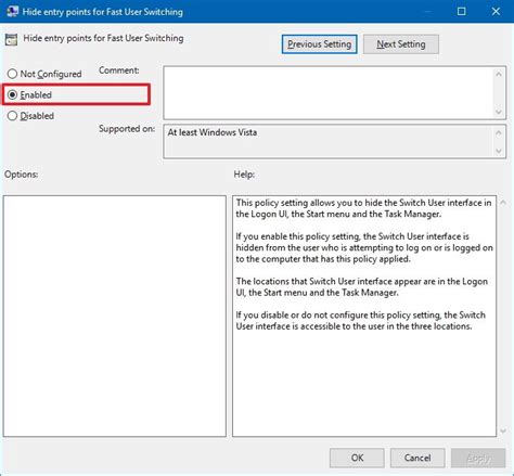 How To Disable Windows 10 S Fast User Switching Feature Windows Central