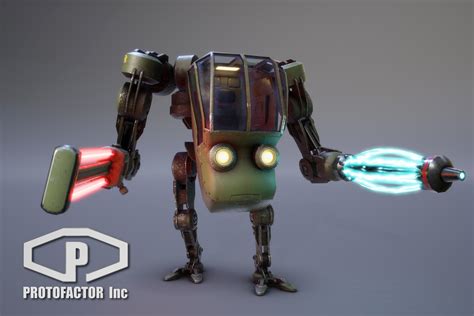 Sci Fi Light Melee Mech 3d Robots Unity Asset Store