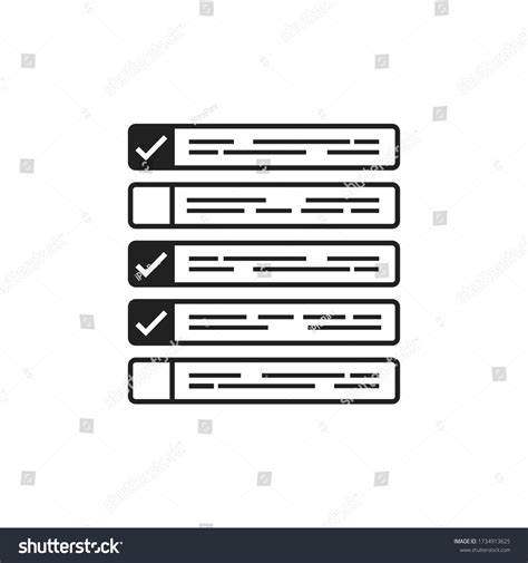 Cross Check Mark List Black Vector Stock Vector Royalty Free Shutterstock